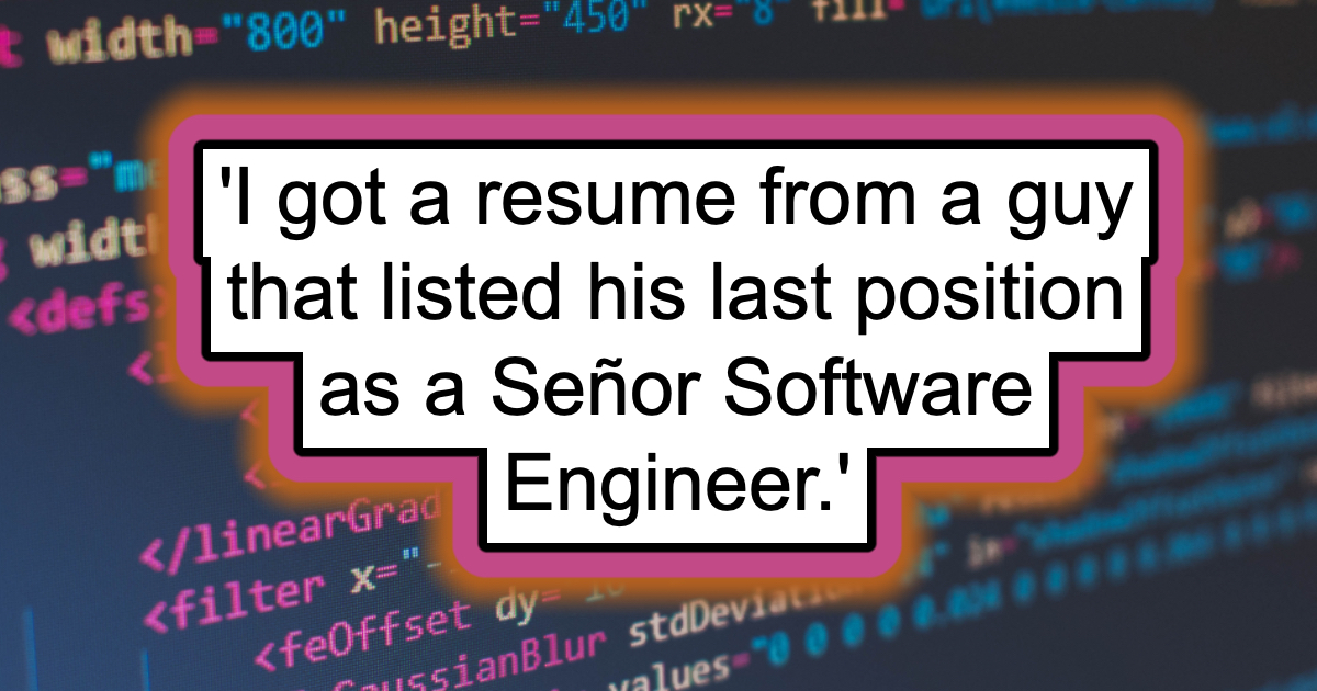 'This project was done during a bad phase of the moon': Programmers ...