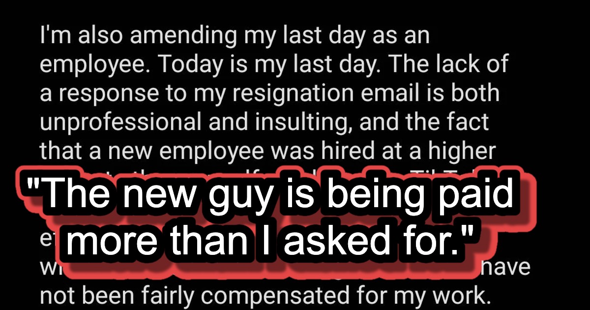 Owner claims a raise is impossible, worker quits then learns the new ...