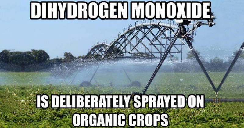PSA: Beware of the Dangers of the Common Chemical Dihydrogen Monoxide ...