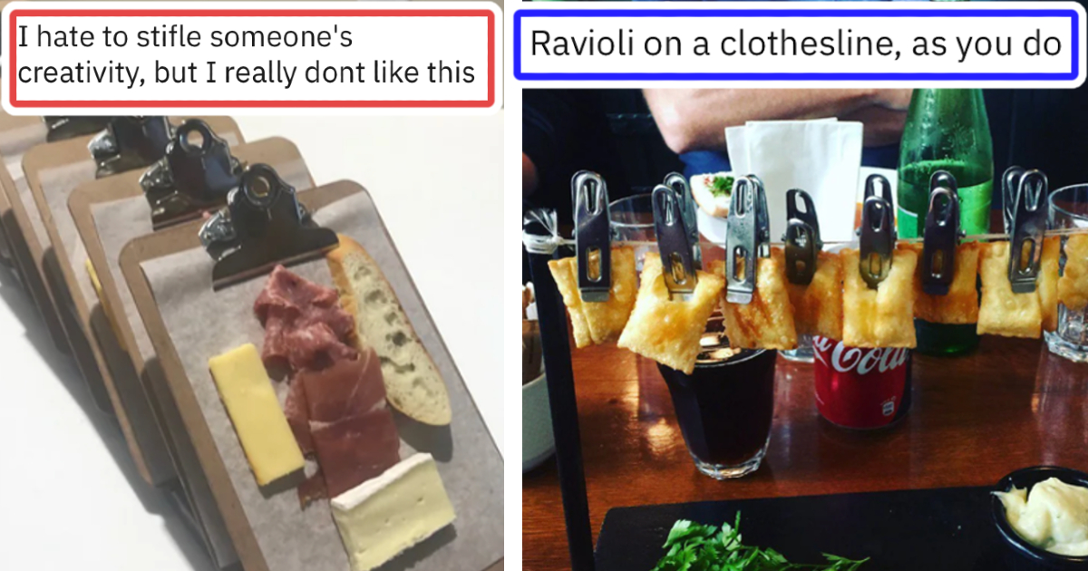 'Ravioli on a clothesline': 30 Foods served up on the most outrageous ...