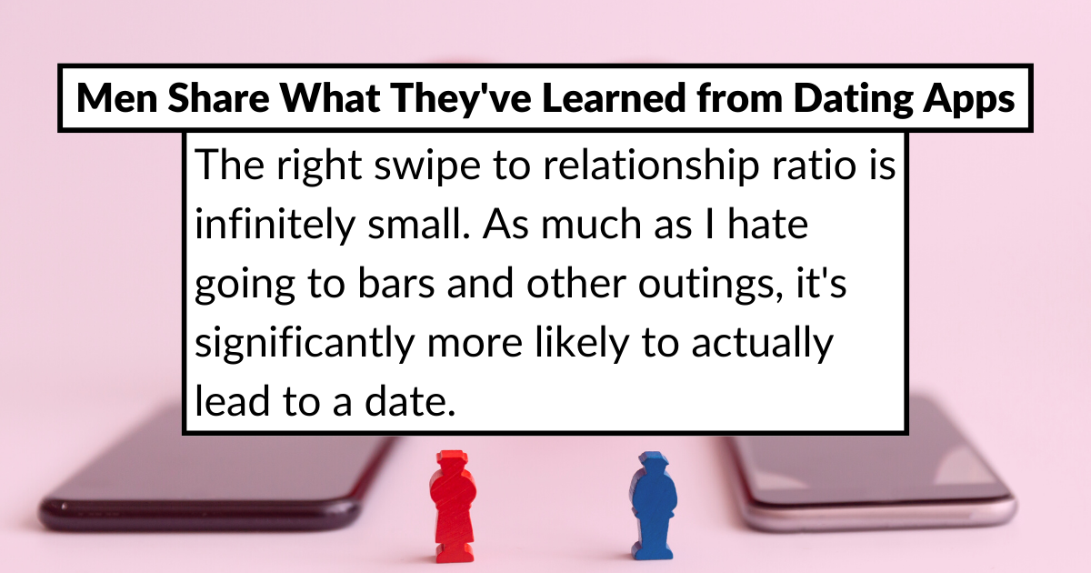 Lessons from the Swipe: The Men of Reddit Share Experiences with Dating ...
