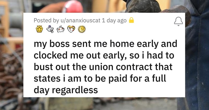 'Buckle up, buckaroos!': Boss forces employee to clock out early to get ...