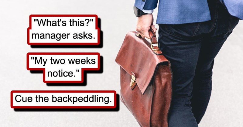 'Guess what happens when you write up your best employee [...] on his ...