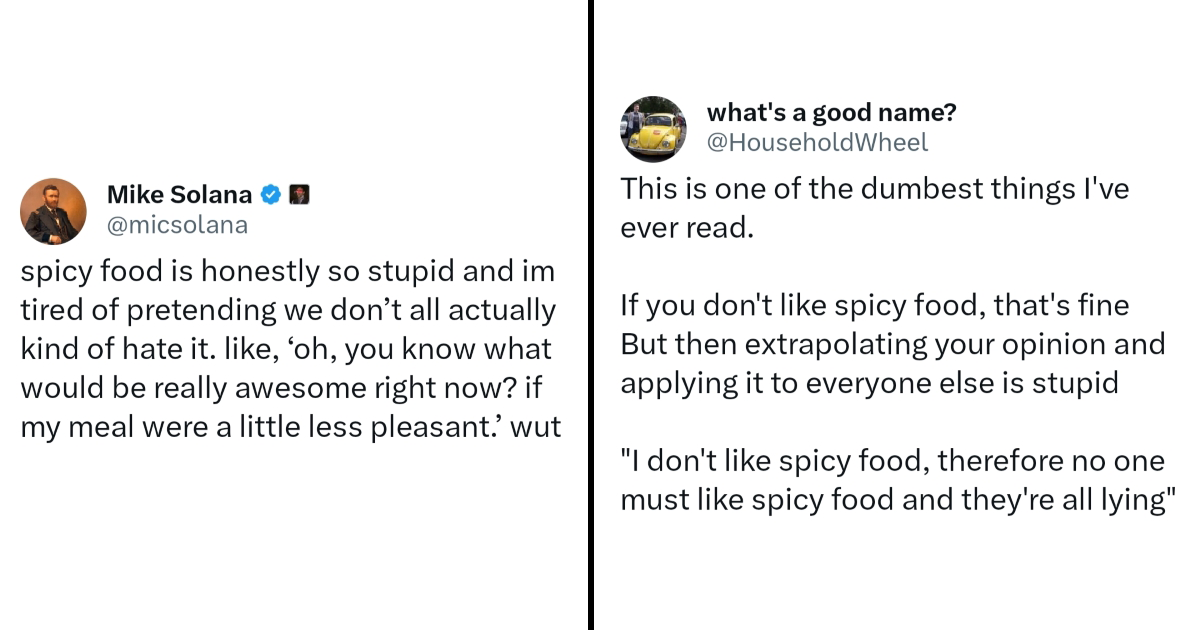 Heat-Fearing Man Sparks Debate With Claim That Spicy Food is 'Stupid ...