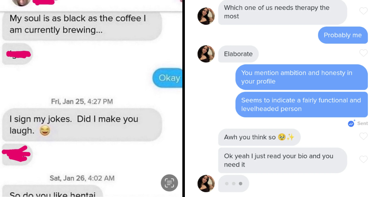 The Most Cringeworthy Dating App Encounters This Week (April 26, 2023 ...