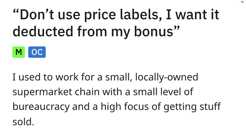 'We were now operating on a shoe-string budget so the manager got as ...