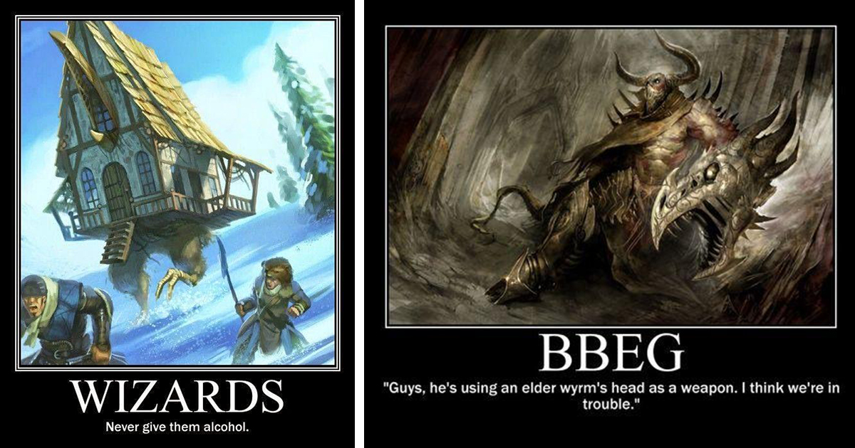 Dungeons & Dragons-Themed Demotivational Posters for Tabletop Nerds ...