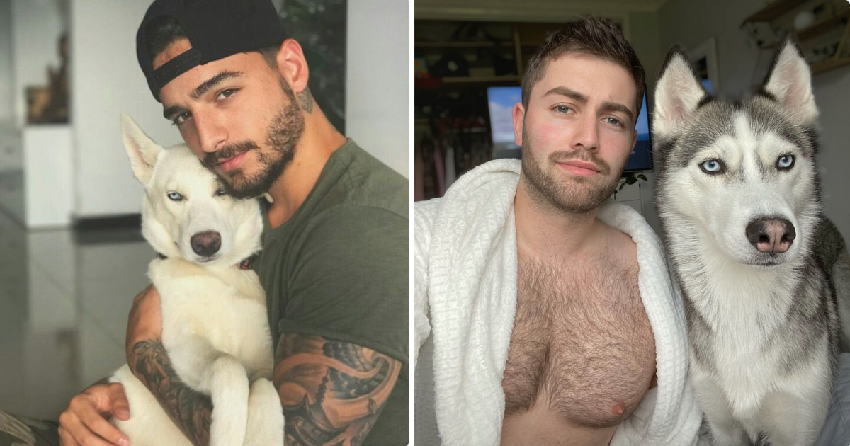 25 Tweets Of Handsome Hunks And Their Dashing Doggos For A Pleasurable ...