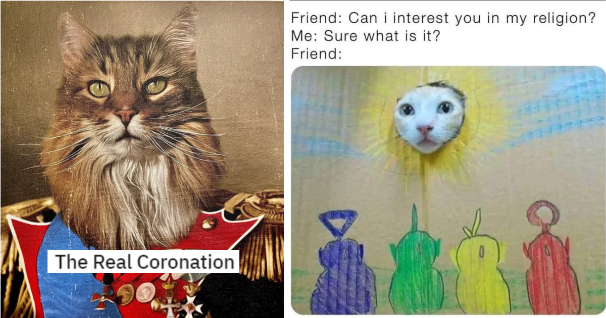 Former Almighty Egyptian Gods Being Royally Cute And Reigning Over ...