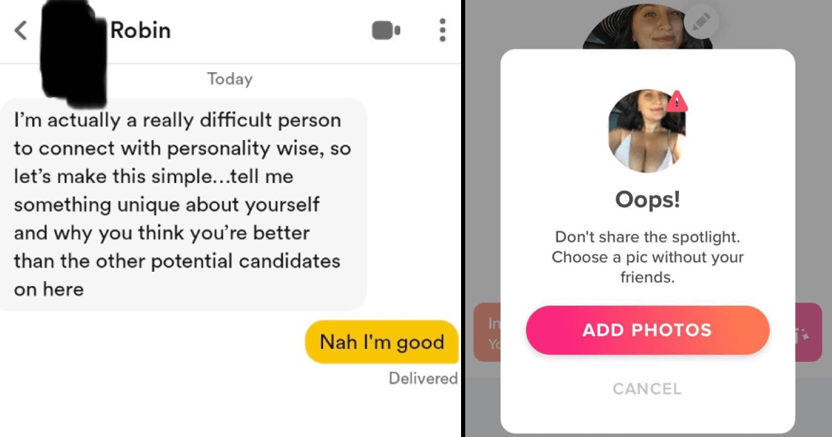The Most Cringeworthy Dating App Encounters This Week (May 24, 2023 ...