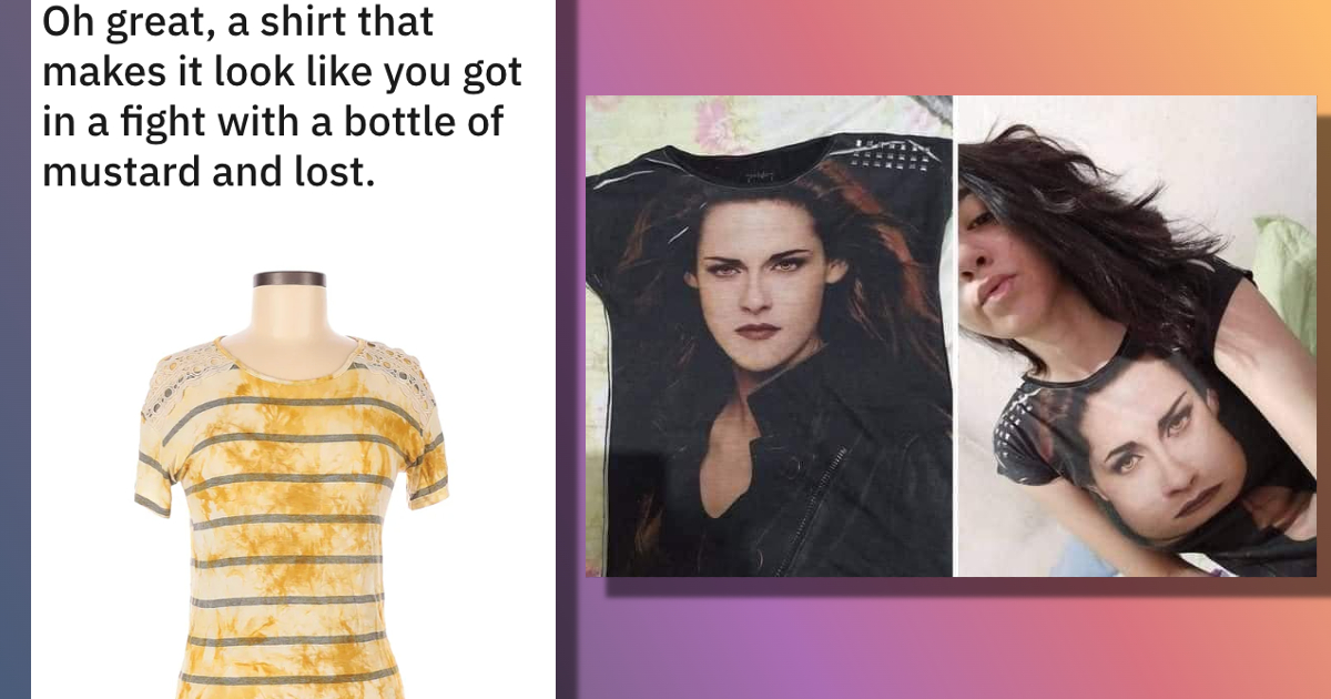 20 Shirts with terrible designs that will definitely cause wardrobe ...