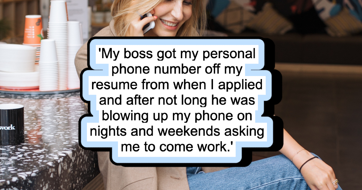 'I've usually got like 40 missed calls': Coworkers guilt-trip employee ...