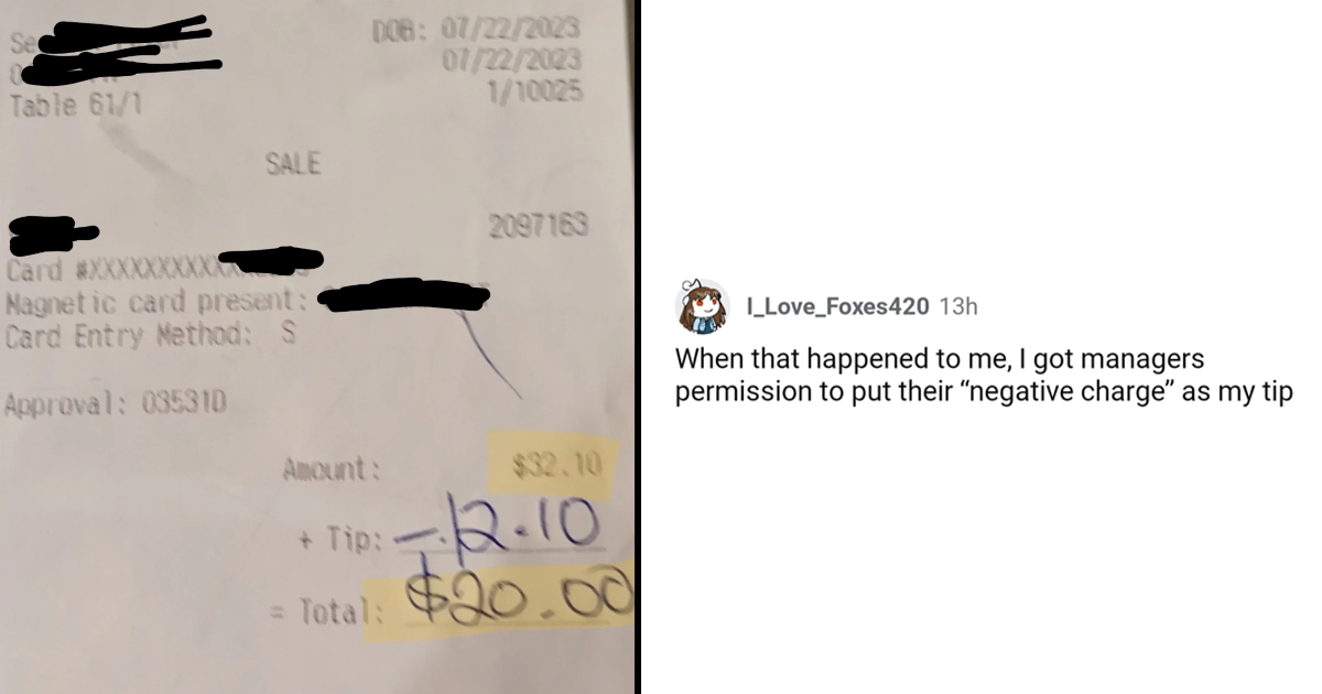 Stingy Customers Spark Backlash After Trying to Give Server Negative ...