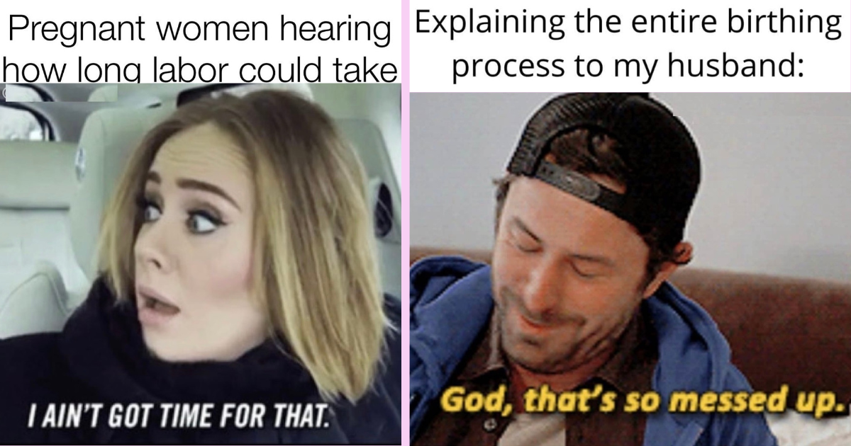 26 Cute and Clumsy Memes for Husbands and Wives Needing Some Post-Labor ...