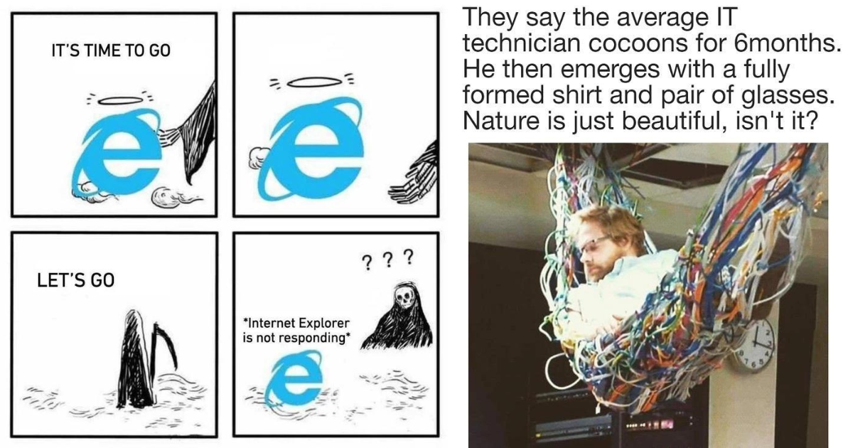 Bleep Bloop It’s 32 Computer Memes for Nerds Who Speak Binary (August ...