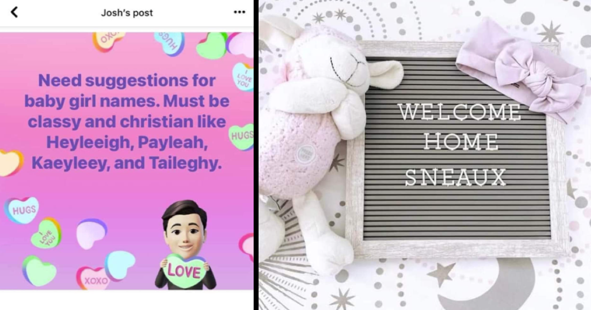 20+ Overly Unique Names That Are Nothing Short of a Tragedeigh ...