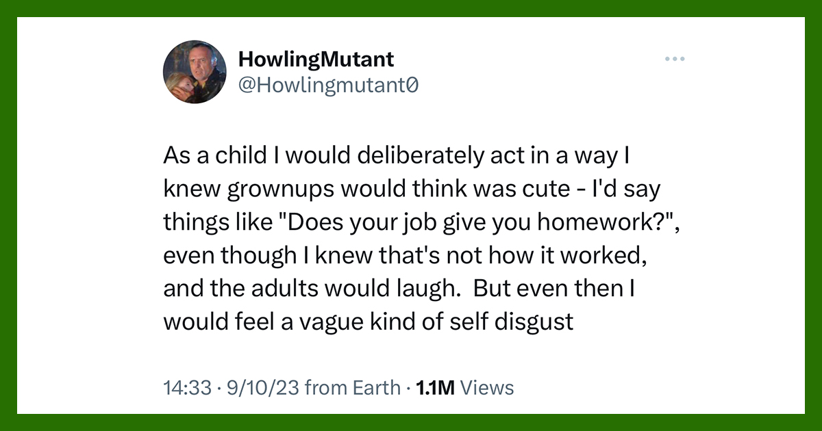 People Admit to Times They Feigned Naivety as Children to Gain Cuteness ...