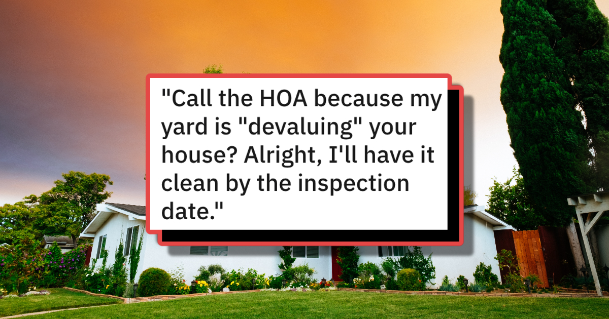 '[House] flippers were... unhappy with my mother's "unsightly" driveway ...