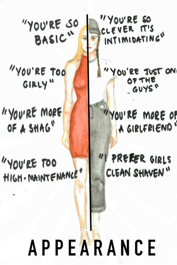 These Illustrations Brilliantly Summarize The Double Standards Women ...