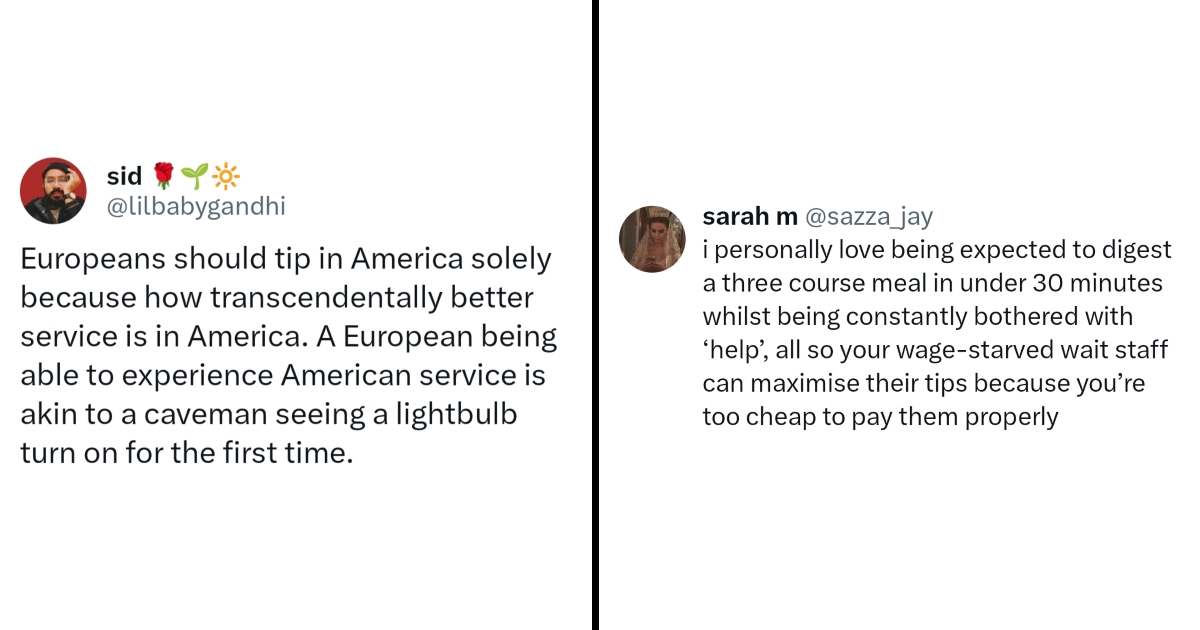 American Claims That Europeans Should Tip in the US Because of ...