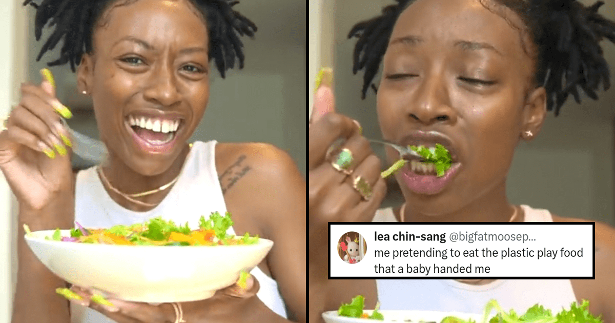 Nutritionist Gets Roasted For Healthy Salad Craving Evoking Women