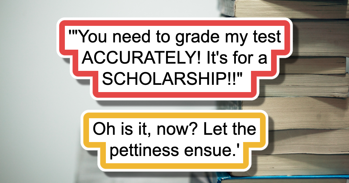 'I offered a solution': Student demands algebra teacher regrade paper ...