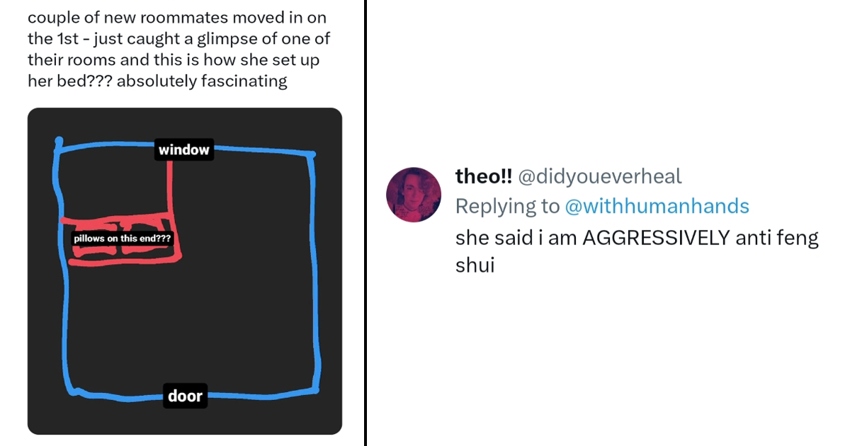 Woman Showcases Roommate's Bizarre Bedroom Layout, Splits Opinion on ...