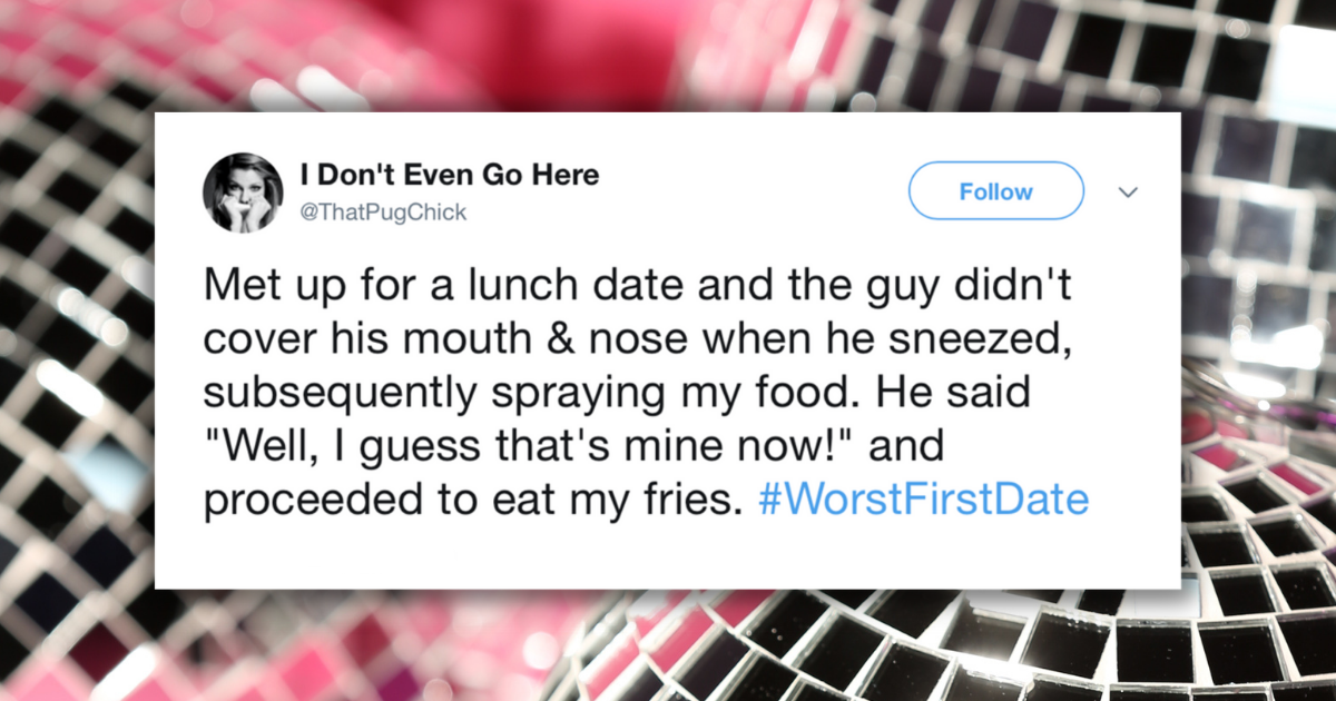 25 Worst First Dates in the World of Serial Dating (Twitter Thread ...