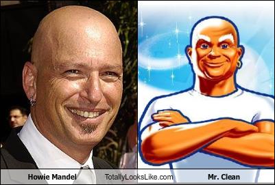 Howie Mandel Totally Looks Like Mr. Clean - Cheezburger - Funny Memes | Funny Pictures