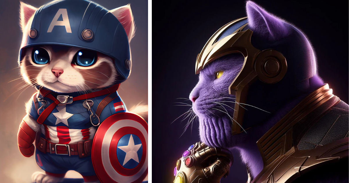 Marvel's Mightiest Heroes Reimagined as Cats by AI - Geek Universe - Geek | Fanart | Cosplay ...