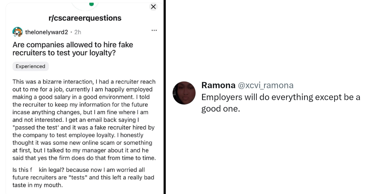 Suspicious Company Gets Exposed for Hiring Fake Recruiter to Catch Out ...