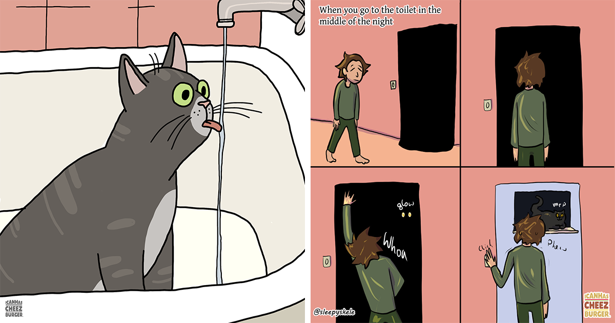 30+ Comedic Comics Featuring Fabulous Felines Being Their Cool, Cuddly ...