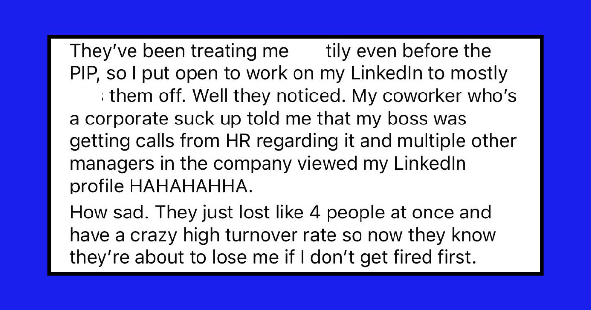 'Multiple managers viewed my LinkedIn profile': Worker sets LinkedIn ...