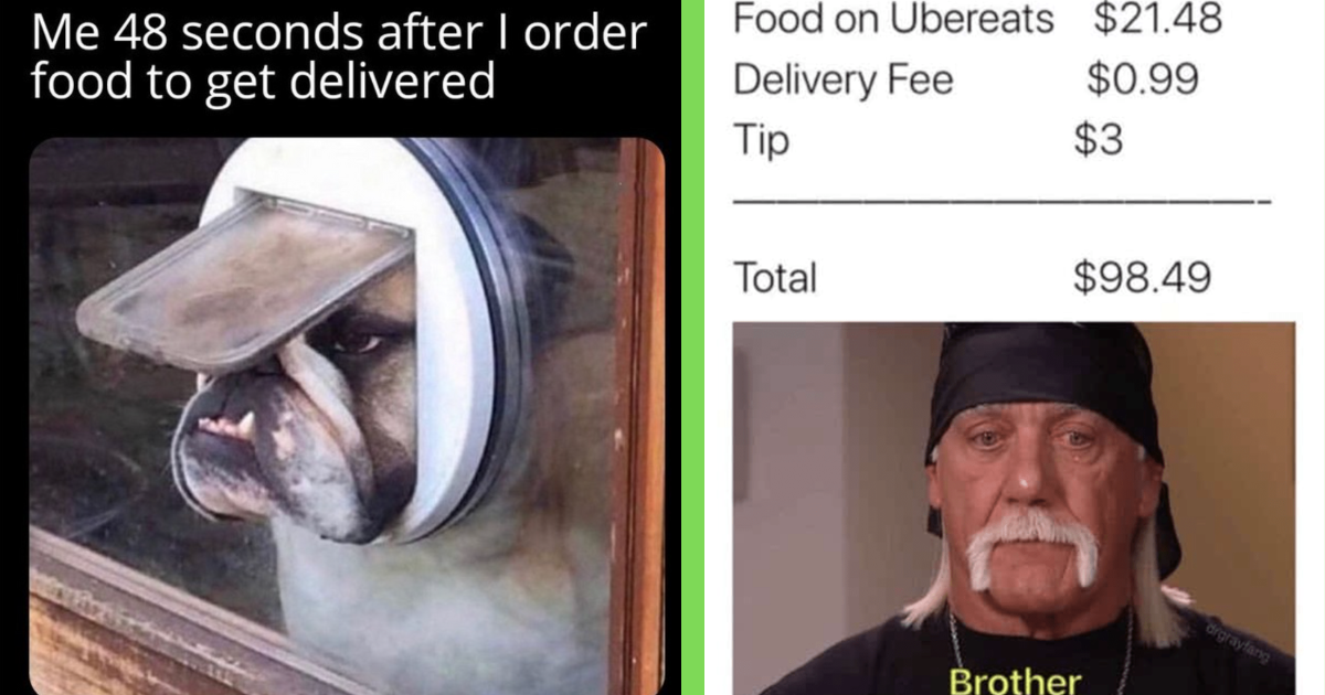 30+ Relatable Food Delivery Memes For All the Couch Potatoes Out There ...