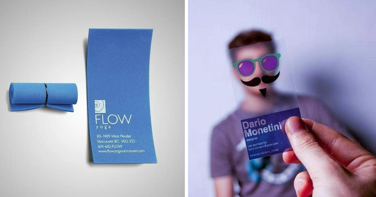 39 Incredibly Creative Business Cards That Stand Out from the crowd ...