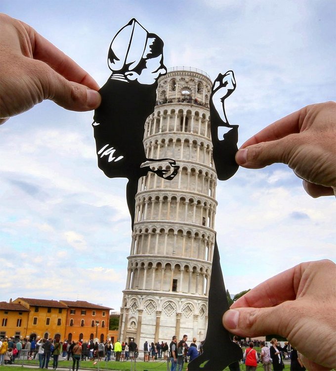 Photographer Transforms World Landmarks Into Quirky Scenes using Paper ...