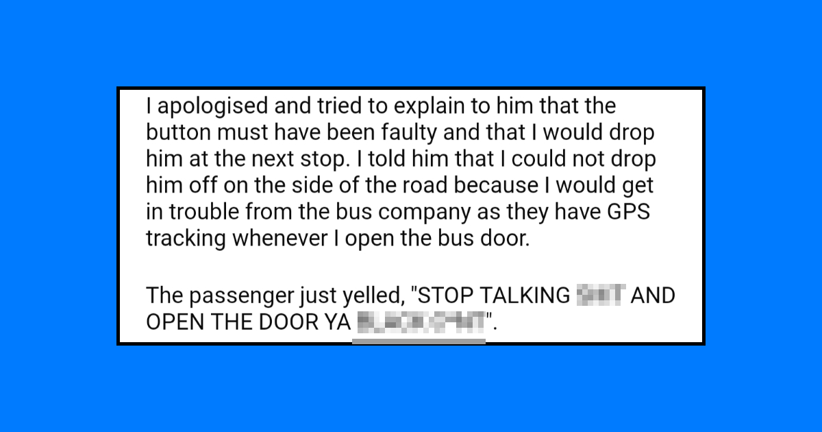 'I told him that I could not drop him off': Bus driver schools rude ...