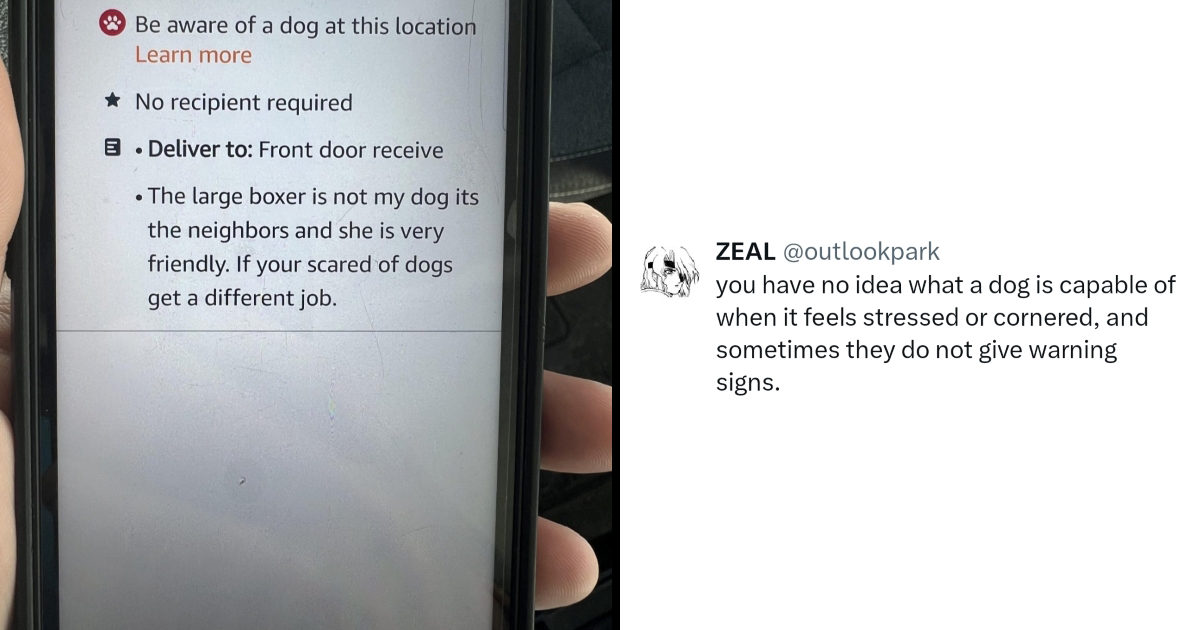 'Ain't no way I'm making that delivery': Delivery person calls out ...