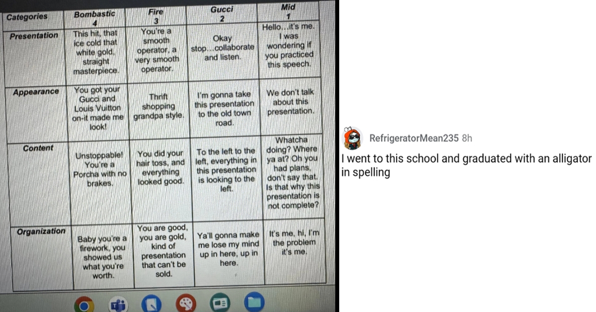 'I am embarrassed for his teacher': Parent complains about nonsensical ...