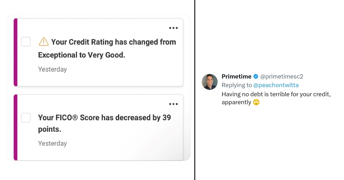 'Credit scores are a scam': Driver pays off car, gripes about drop in ...