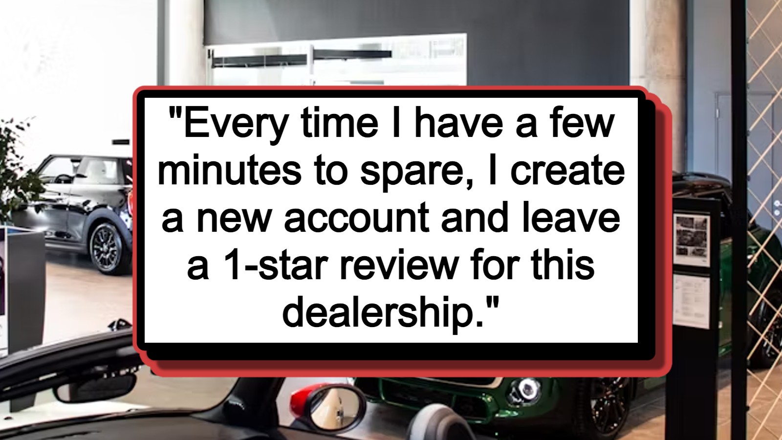 Dealership pulls bait and switch, customer leaves 1-star reviews and ...