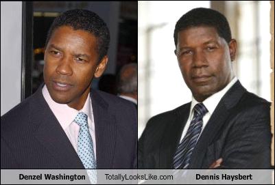 Denzel Washington Totally Looks Like Dennis Haysbert - Cheezburger ...