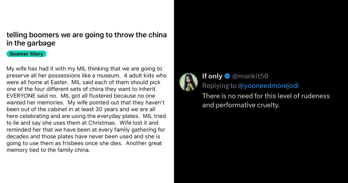 'Just accept the gift and say thank you': Entitled family split opinion ...