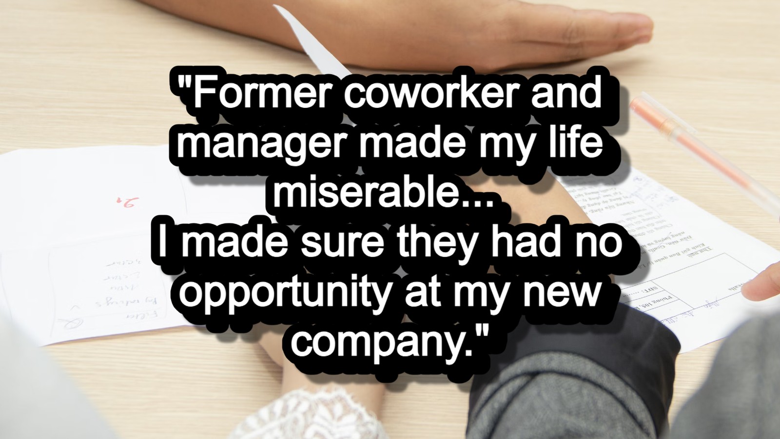 Employee given the chance to decide whether or not their ex-boss and ...