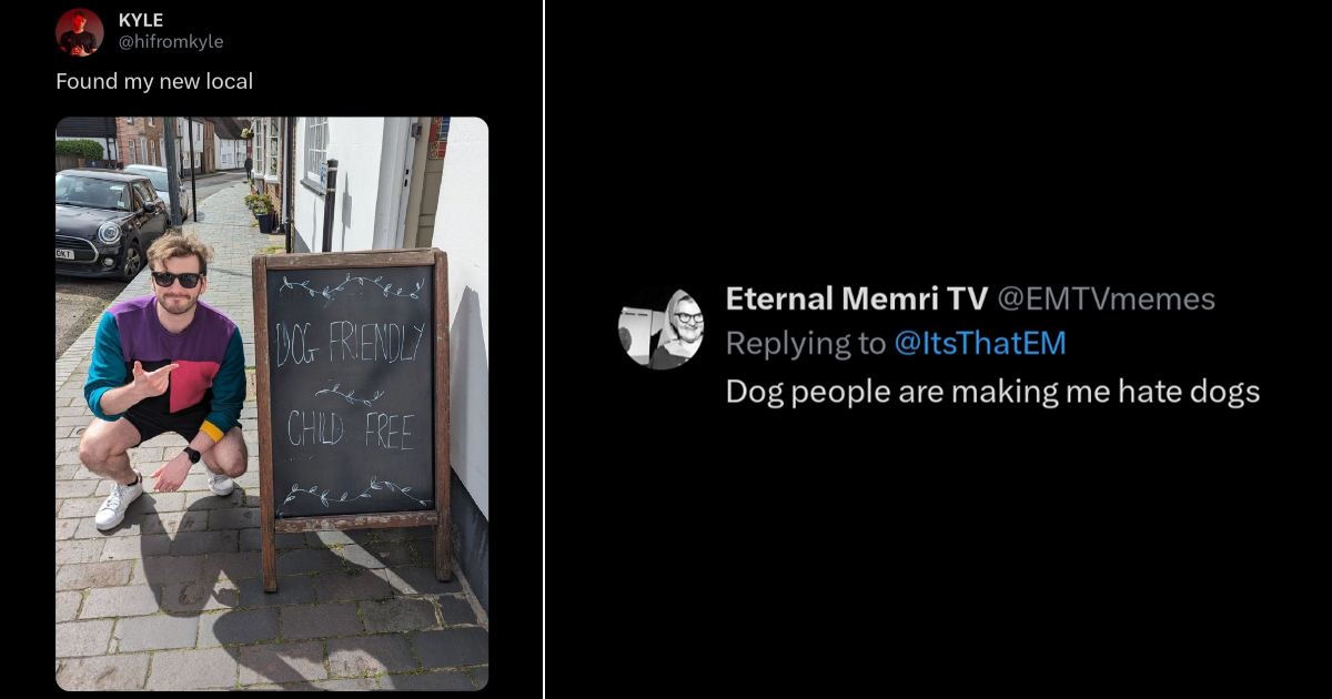 'I will take a child over a literal animal in a food establishment any ...