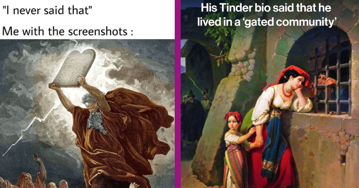 Romantic Realism: 30 Classical Art Memes Illustrating the Ins and Outs ...