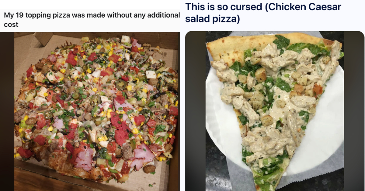 'My 19 topping pizza': 20 Frightfully flavored pizza pies - FAIL Blog ...