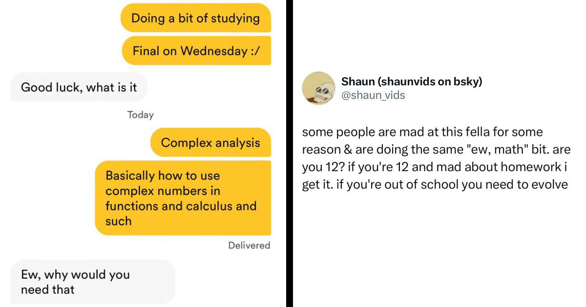 'STEM majors when people don't immediately consider them superior ...