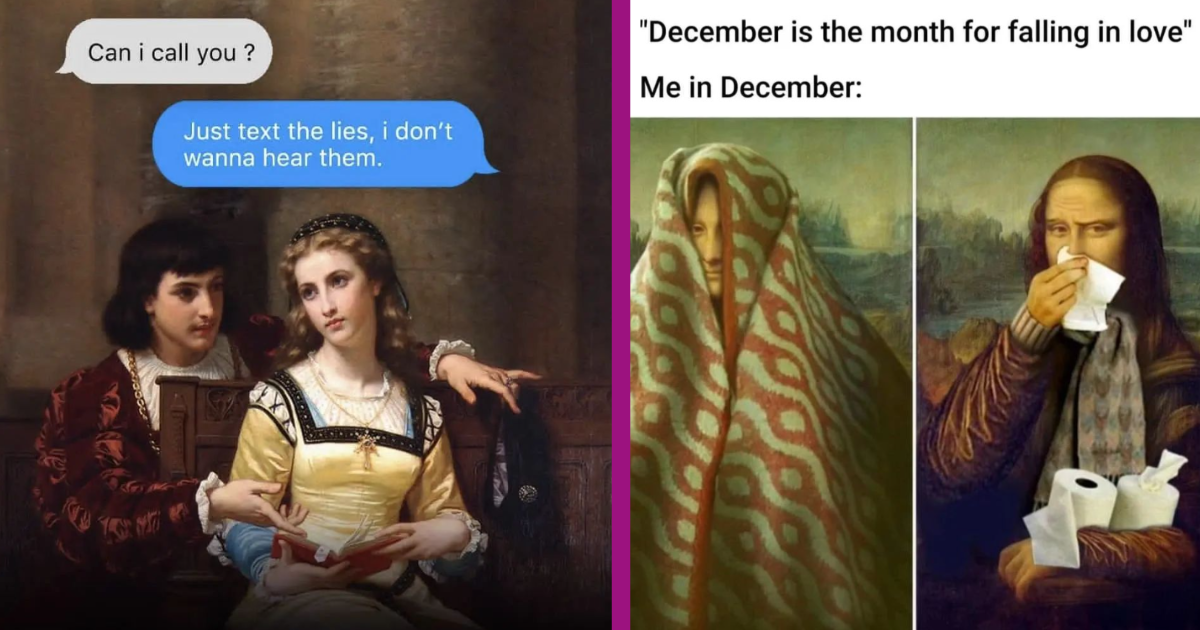 Romantic Realism: 30 Classical Art Memes Illustrating the Ins and Outs ...