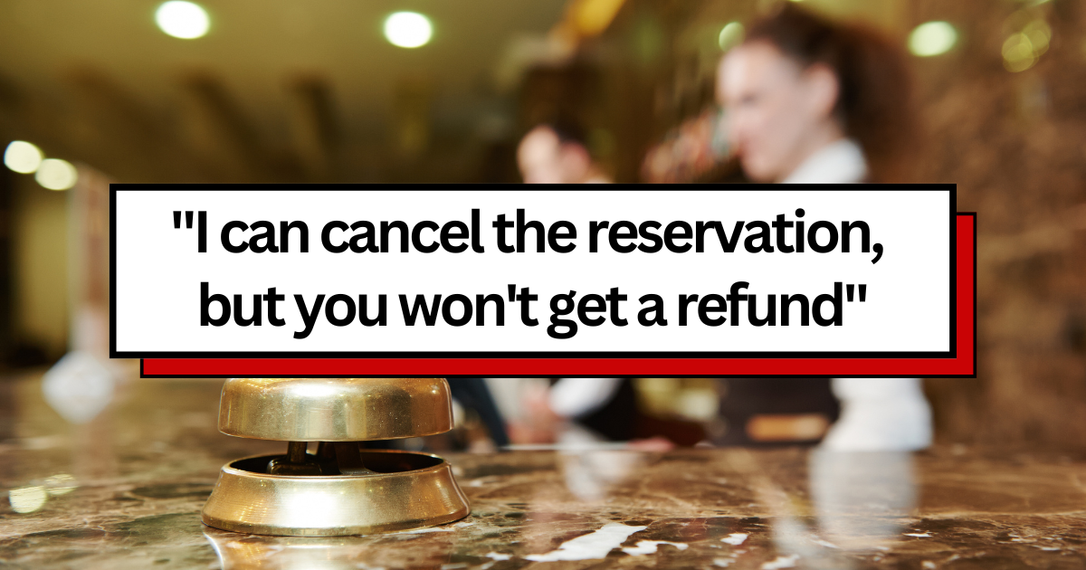 ‘You should’ve read the terms and conditions': Hotel clerk refuses to ...